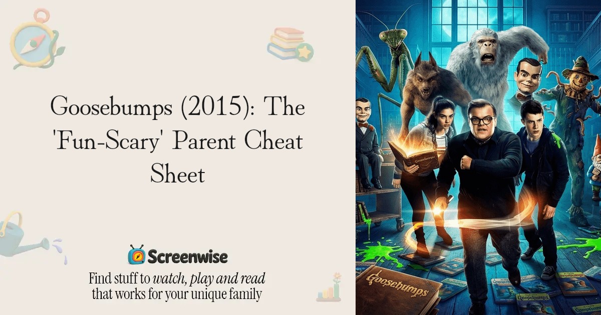 Goosebumps (2015): The 'Fun-Scary' Parent Cheat Sheet – Guide | Screenwise